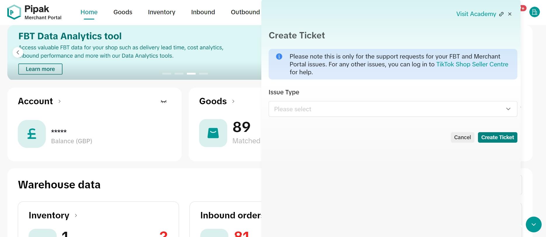 Get FBT Support Directly from Pipak (FBT Merchant Portal)!