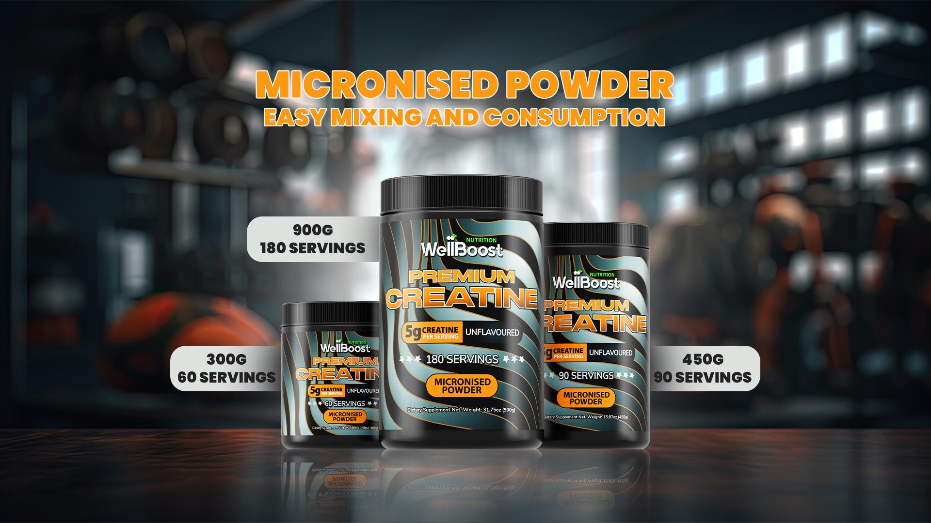 PREMIUM CREATINE POWDER - WellBoost