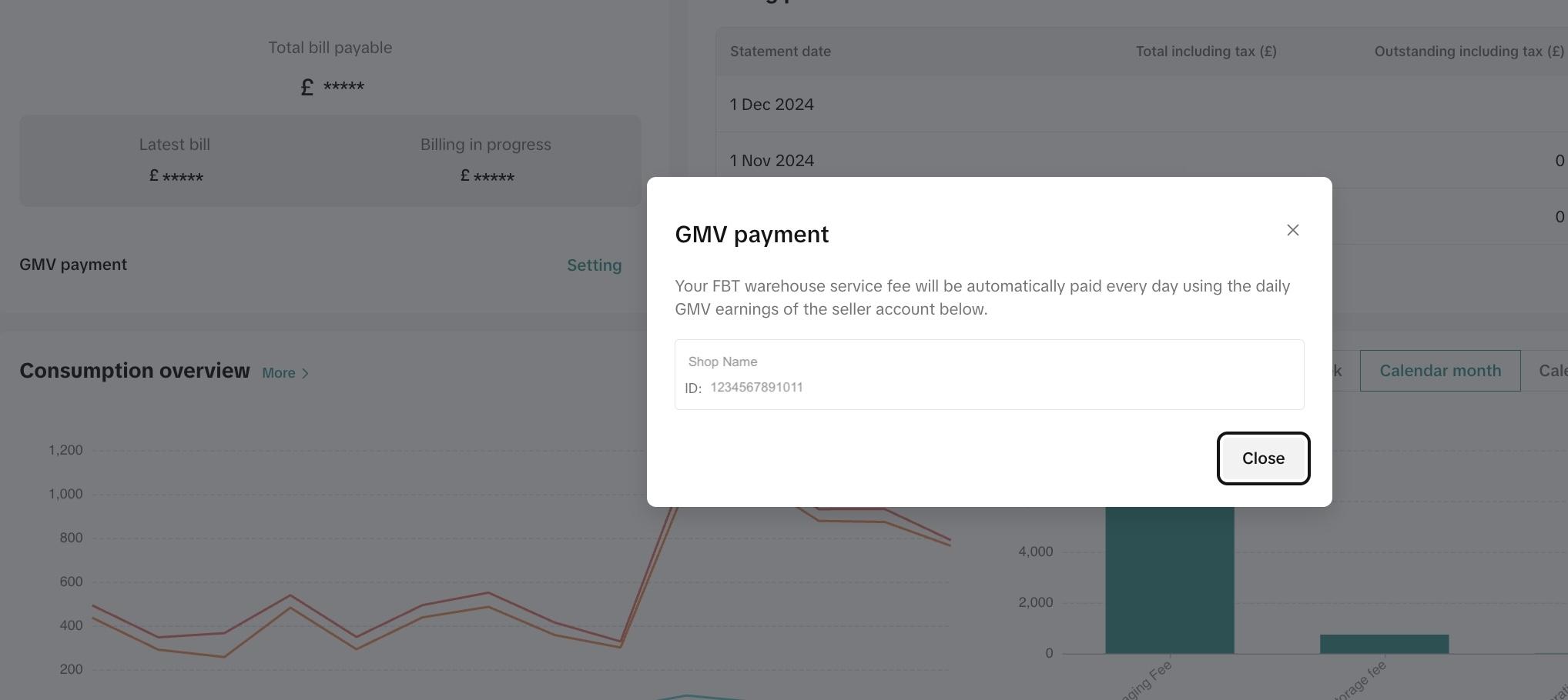 Invoice and Account Setting