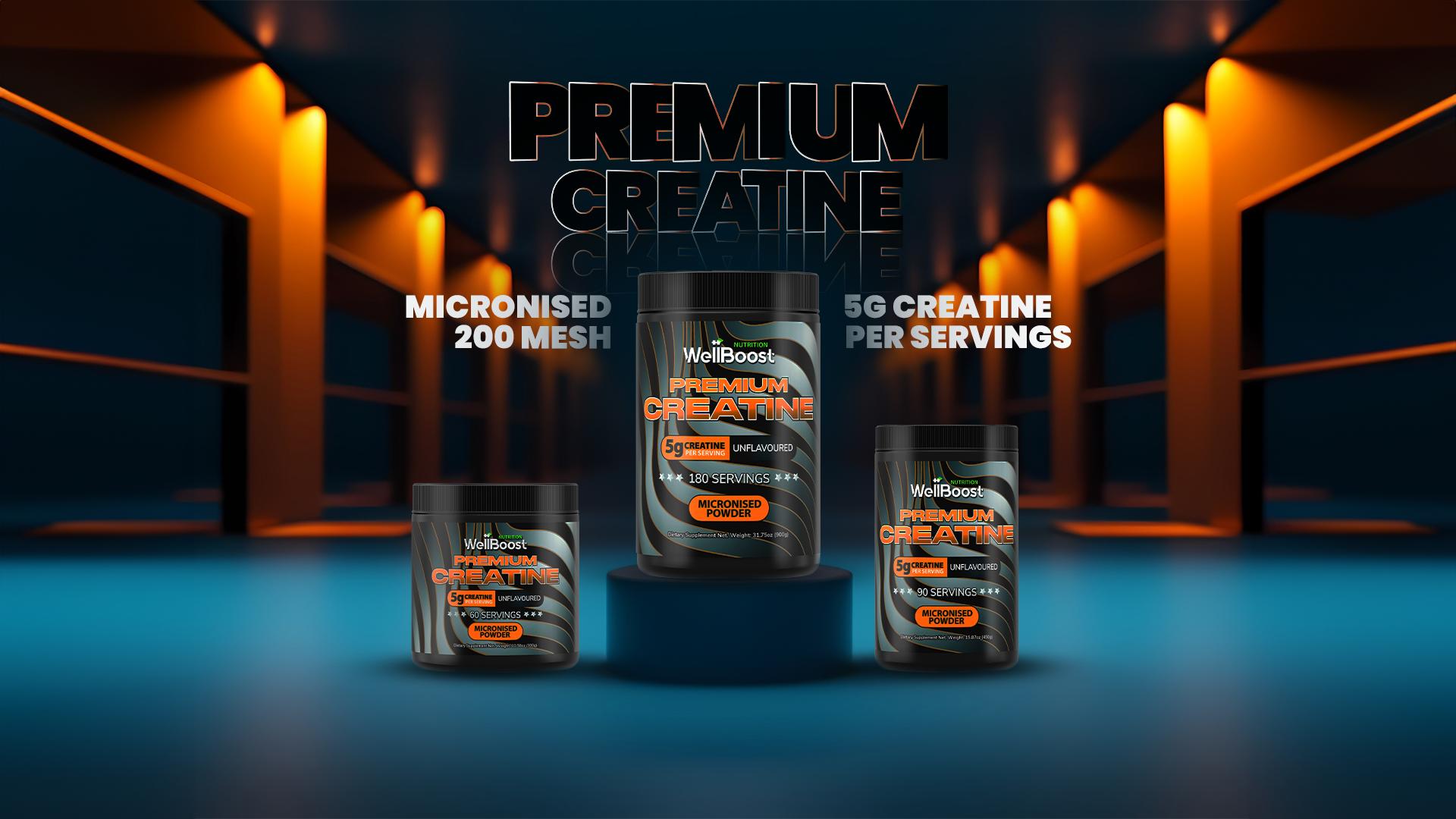 PREMIUM CREATINE POWDER - WellBoost